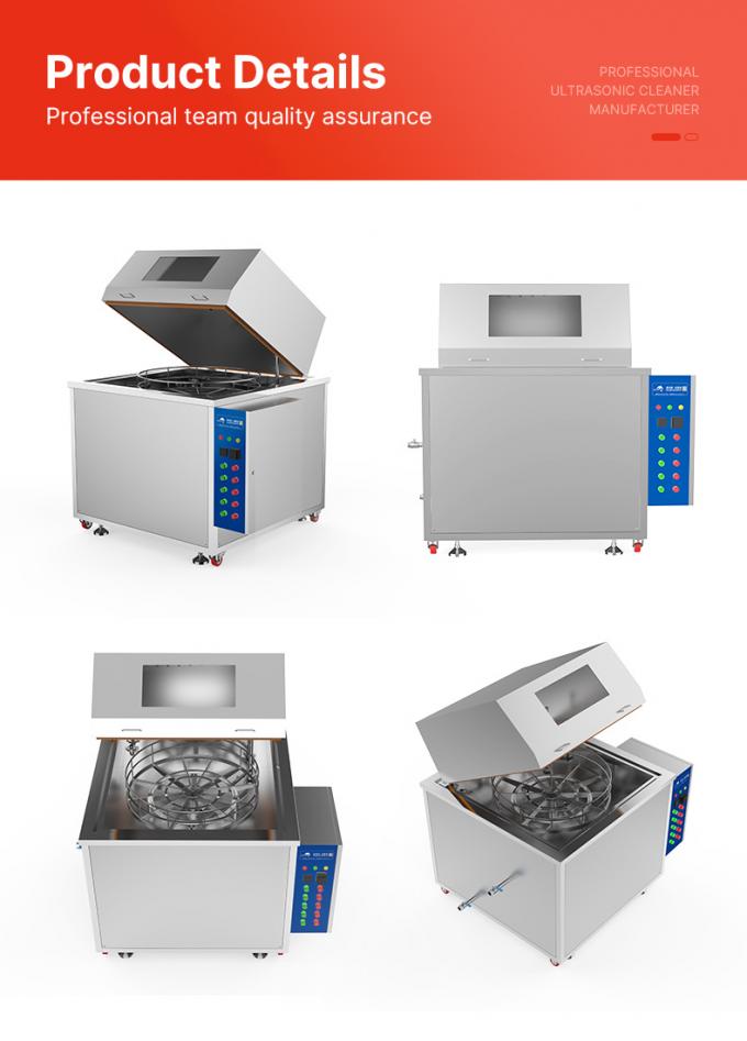 Rotary Basket Parts Washer High-pressure Spray Cleaning Machine For ...