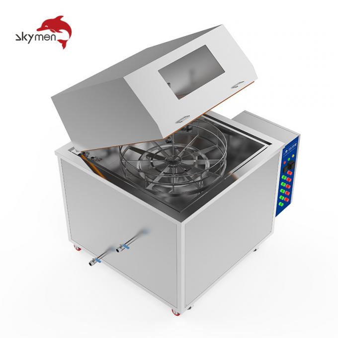 Rotary Basket Parts Washer High-pressure Spray Cleaning Machine For ...